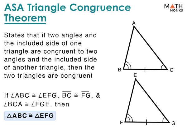 ASA Triangle Formula Theorem Solved Examples - TraingleWorksheets.com ASA Triangle Formula Theorem Solved Examples - TraingleWorksheets.com