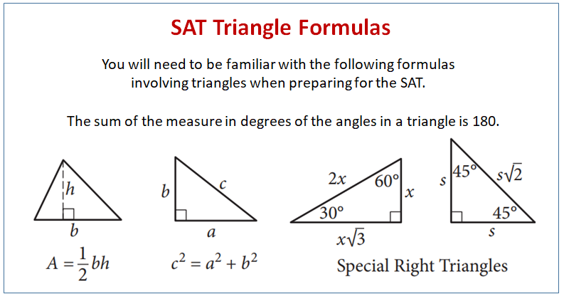 SAT Questions Triangles Examples Solutions Worksheets Videos ... SAT Questions Triangles Examples Solutions Worksheets Videos ...